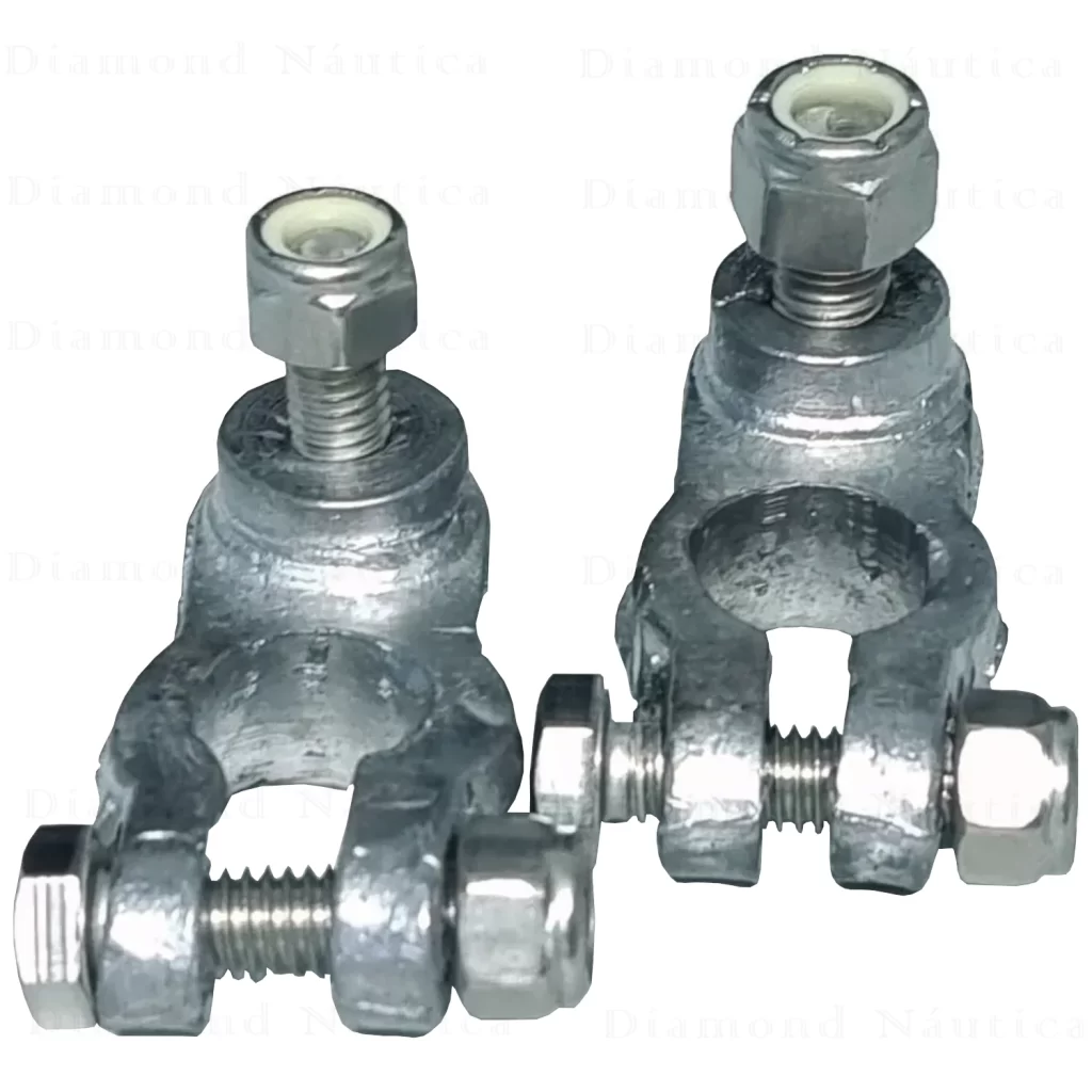 Terminal De Bateria Em Chumbo Com Parafuso Inox Parlock – Diamond Náutica